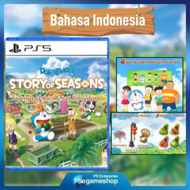 Promo PS5 Doraemon Story of Seasons Friends of the Great Kingdom (R3 ...