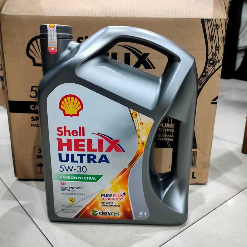 Promo Oli Mobil Shell Helix Ultra 5W-30 SP Galon Isi 4 Liter Diskon 3% di Seller Pasti jaya ban ...