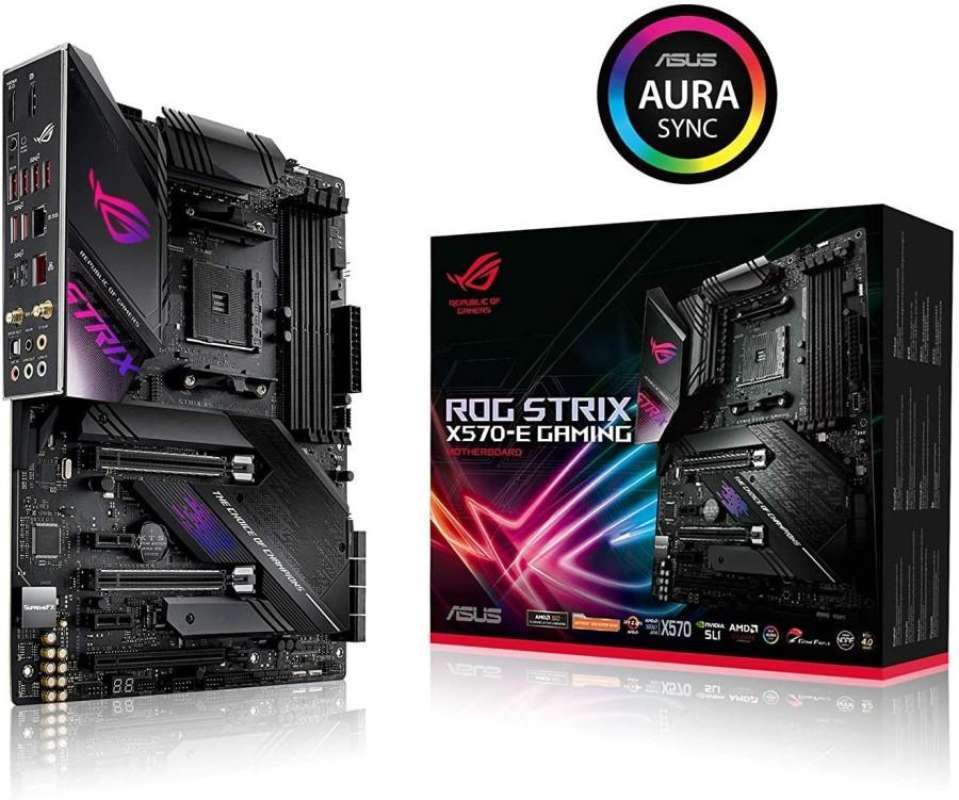 Jual ASUS ROG STRIX X570-E Gaming (AMD X570,AM4,DDR4) Support 4rd Gen ...