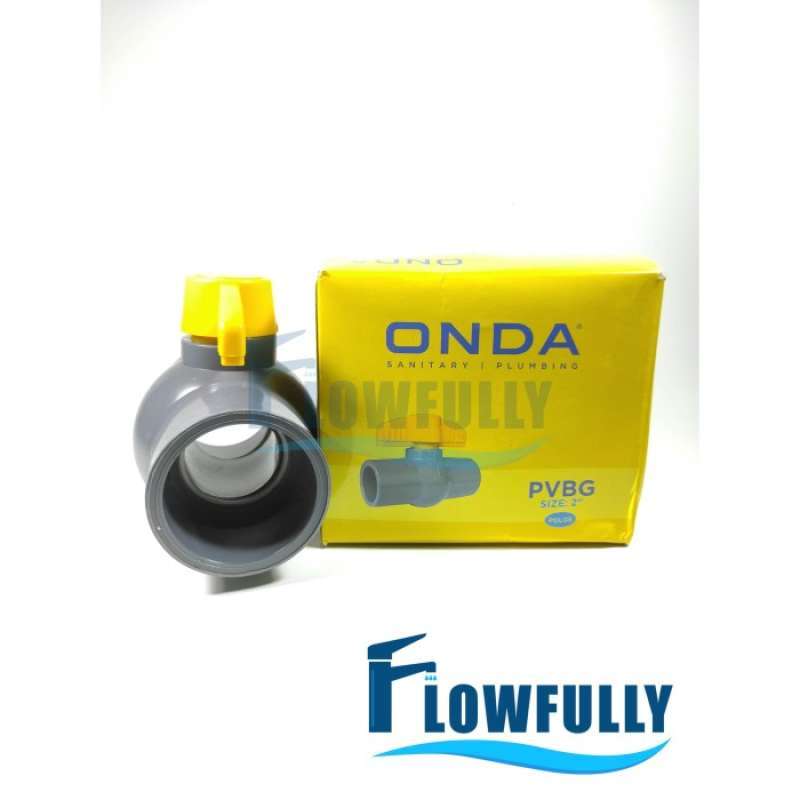 Jual BALL VALVE PVBG 2 ONDA POLOS STOP KRAN PVC 2 inch di Seller ...