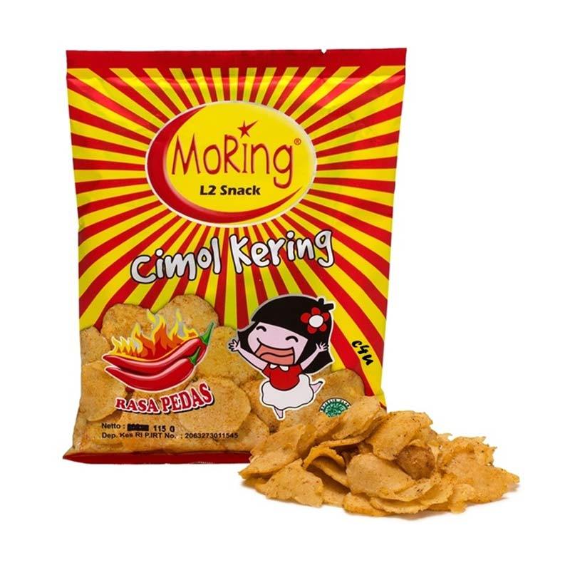 Promo Moring L2 Snack Cimol Kering Rasa Pedas [115 g] Diskon 9% di ...