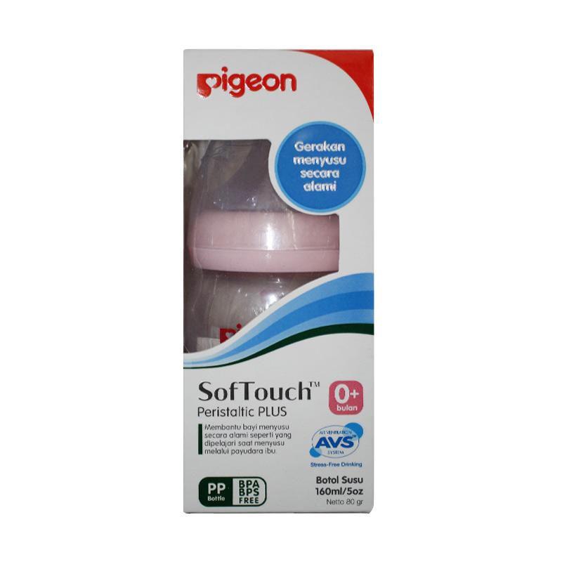 Promo Pigeon Soft Touch Peristaltic Plus Botol Susu [160 mL] Diskon 35% ...