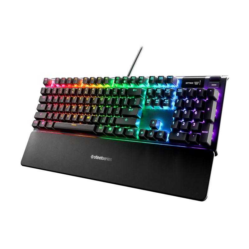 Promo SteelSeries Apex 5 Hybrid Mechanical Gaming Keyboard - - Diskon ...