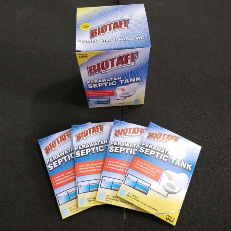Promo Tablet BioTaff / Tablet Bakteri Konsentrat / Perawat Septic Tank ...