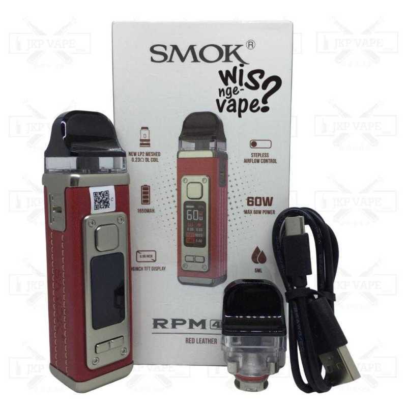 Jual Smok RPM 4 60w 1650mAh Authentic - Pod Kit Vape - Red Leather di ...