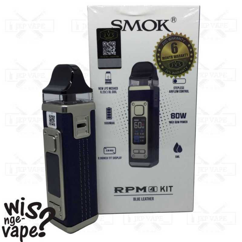 Jual Smok RPM 4 60w 1650mAh Authentic - Pod Kit Vape - Blue Leather di ...