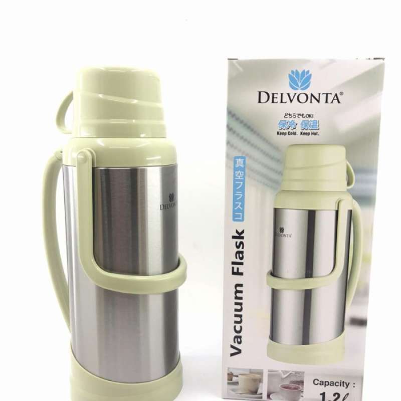 Jual Termos air panas / delvonta vacuum flask uk 1,2lt, 2 lt di Seller ...