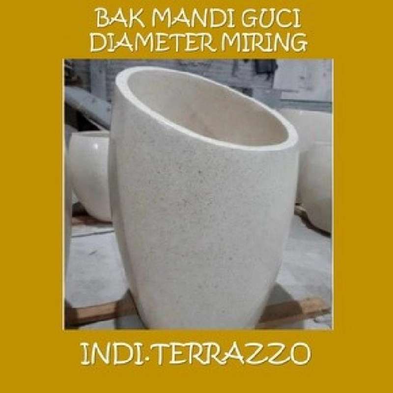 Jual INDI TERRAZZO BAK MANDI GUCI DIAMETER MIRING|BAK AIR KAMAR MANDI ...