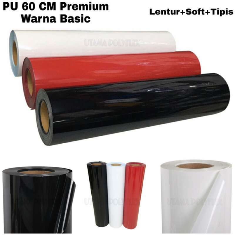 Promo POLYFLEX PU 60 CM PREMIUM WARNA BASIC METERAN / POLYFLEK ...