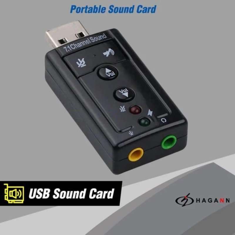 Jual USB SOUND 7.1 SOUND CARD EXTERNAL di Seller SSK ACC - Sei Kera Hulu, Kota Medan | Blibli