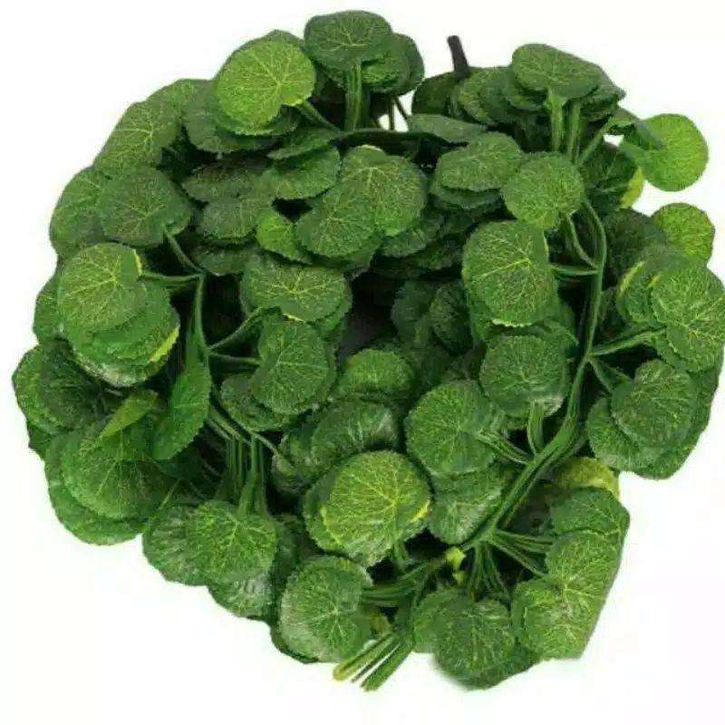 Jual Daun Rambat Plastik Palsu Lotus Anggur Bulat Mangkok Kecil 1 ...