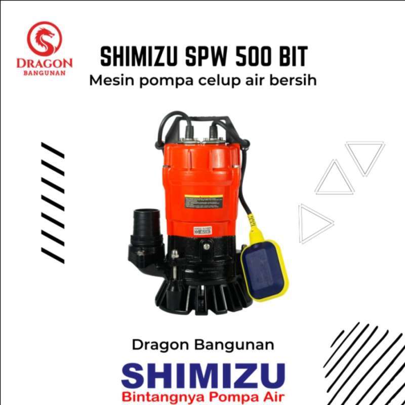 Jual Mesin Pompa Celup Air Bersih Otomatis Shimizu Spw-500 Bit Di ...