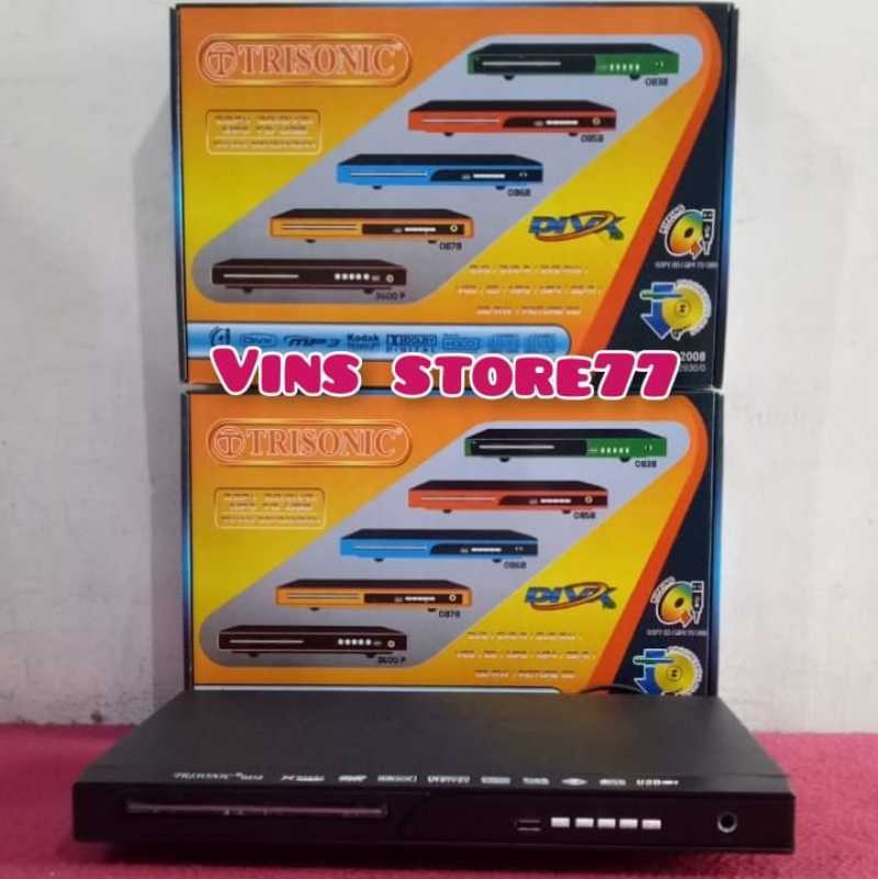 Jual DVD Player Trisonic Plastik 3600 USB MP3/MP4 VCD / CD Digital ...