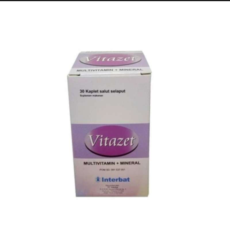 Jual Tahun Ini Aja Kak Vitazet Multivitamin 30 Kaplet Interbat Tahun ...