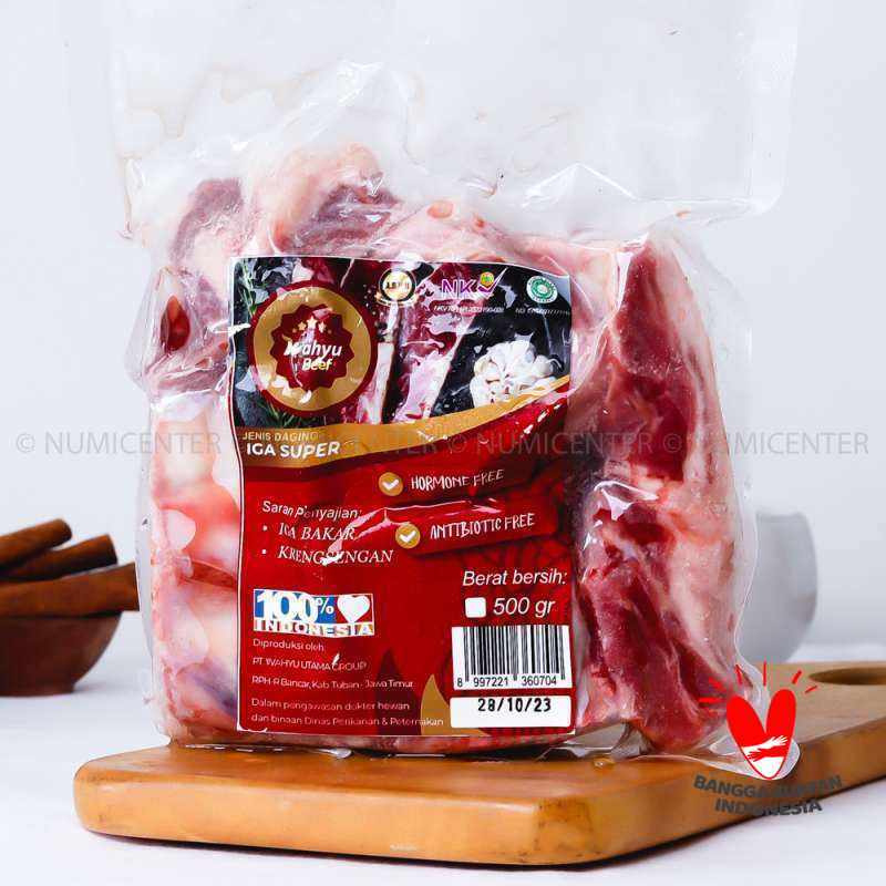 Jual Daging Sapi Iga Super Organik Halal Wahyu Beef - Green Poultry Di ...