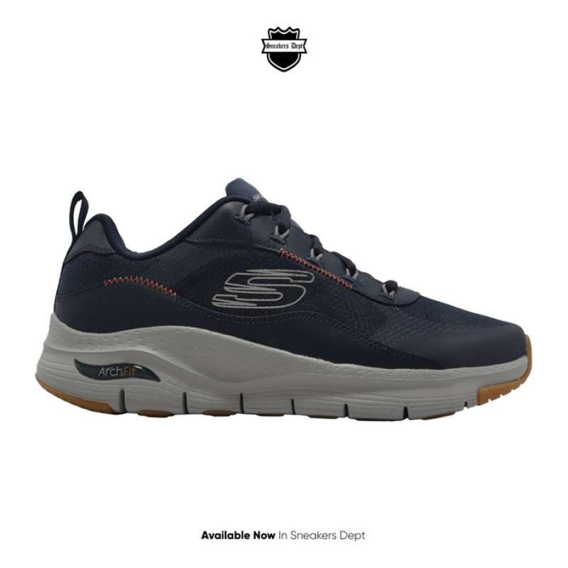 Jual Sepatu Sneakers Pria SKECHERS ARCH FIT COOL OASIS NAVY 232304NVY ...