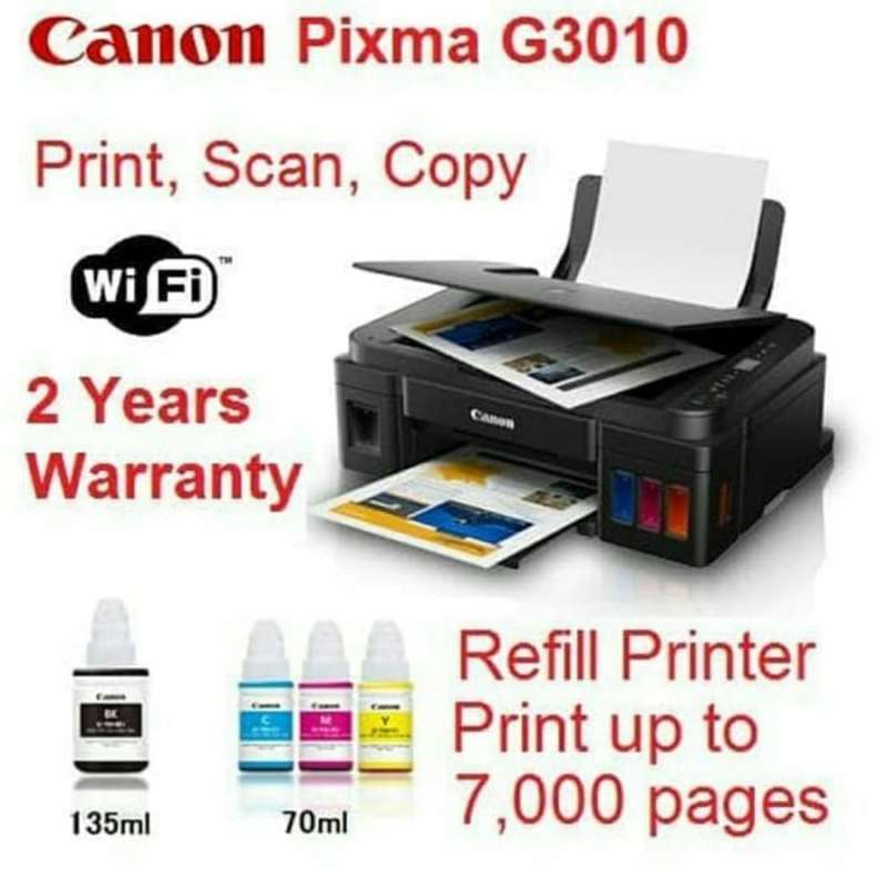 Jual printer Canon G3010 (PRINT SCAN dan COPY + WIFI) di Seller YusD ...