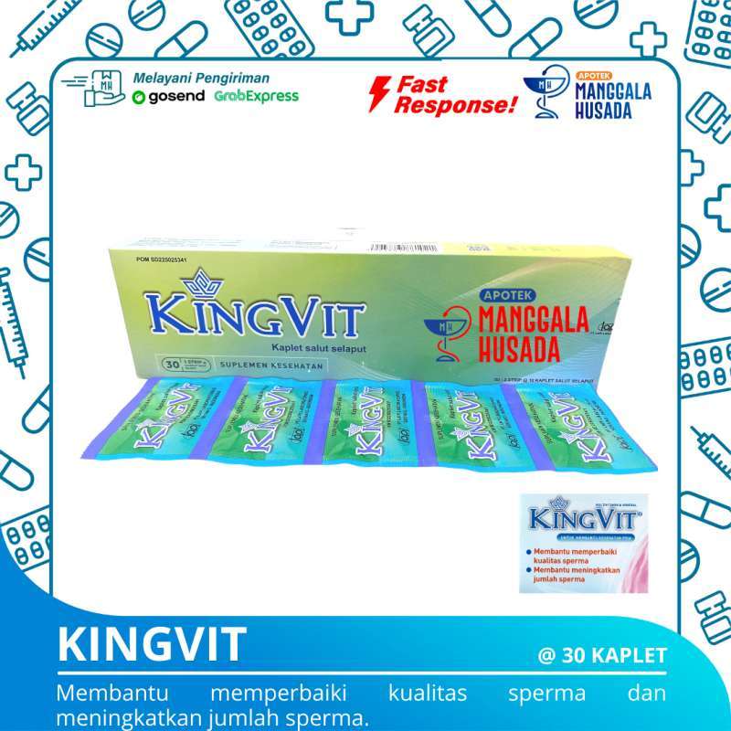 Jual Kingvit Per Box @ 30 Kaplet Di Seller Apotek Manggala Husada ...