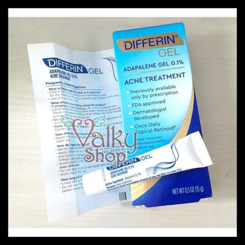 Promo Obat Jerawat Differin Adapalene Gel 0.1% Acne Treatment 0.5 Oz 15 ...
