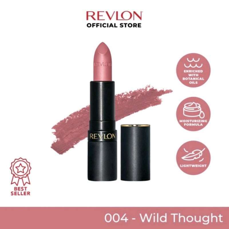 Jual Revlon Lipstick Superlustrous Luscious Matte Varian - Wild Thought ...