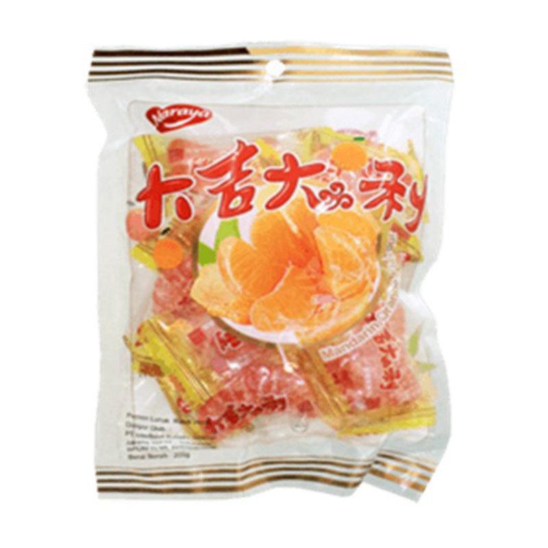 Promo NARAYA Orange Candy Da Ji Da Li Snack [500 g] Diskon 6% di Seller ...