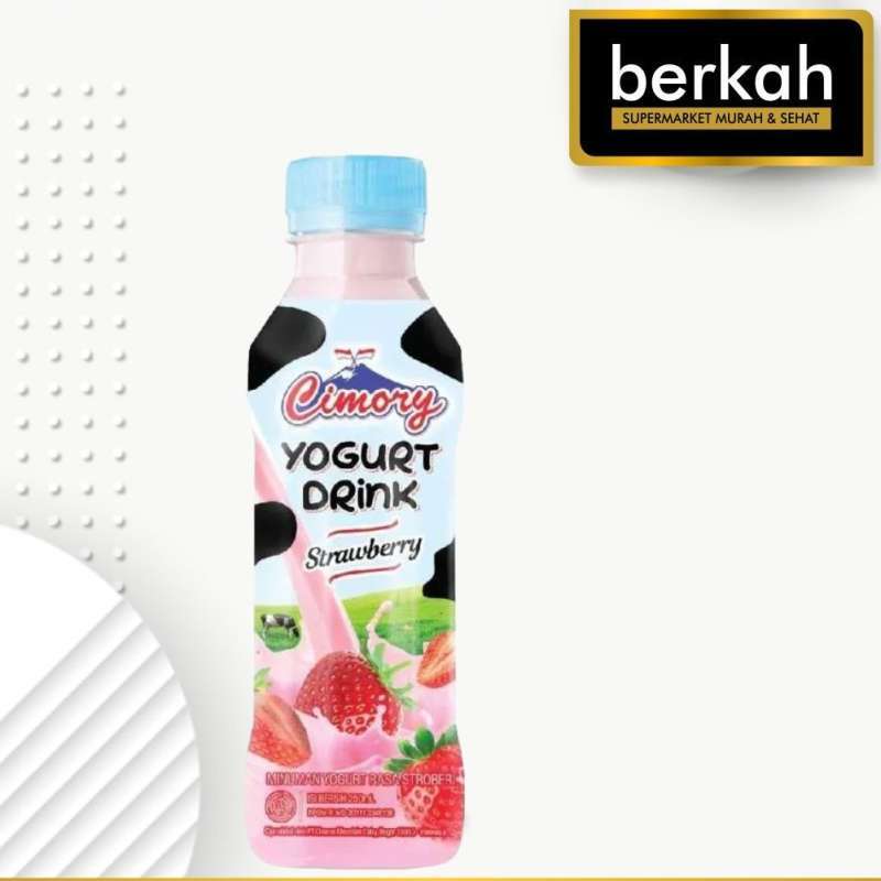 Jual CIMORY YOGURT DRINK STRAWBERRY 250 ML di Seller Berkah Supermarket ...
