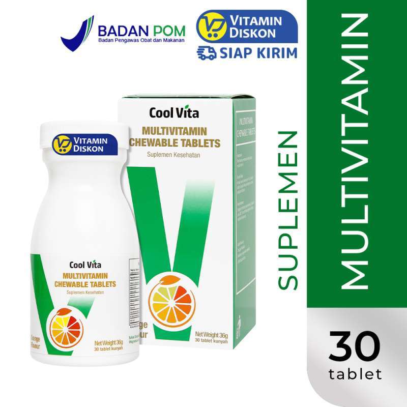 Cool Vita Multivitamin Chewable Tablets Lengkap Harga Terbaru Mei 2024 ...