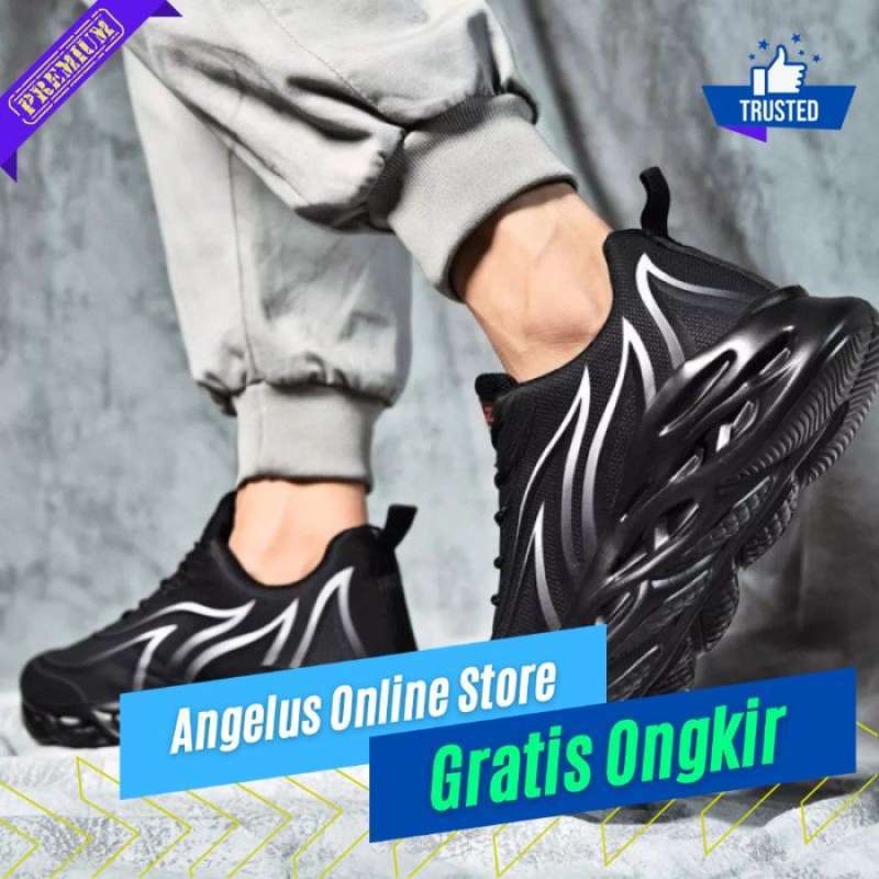 Promo SEPATU SNEAKERS PRIA WANITA SEPATU JOGGING LARI THU7 - Merah, 39 ...