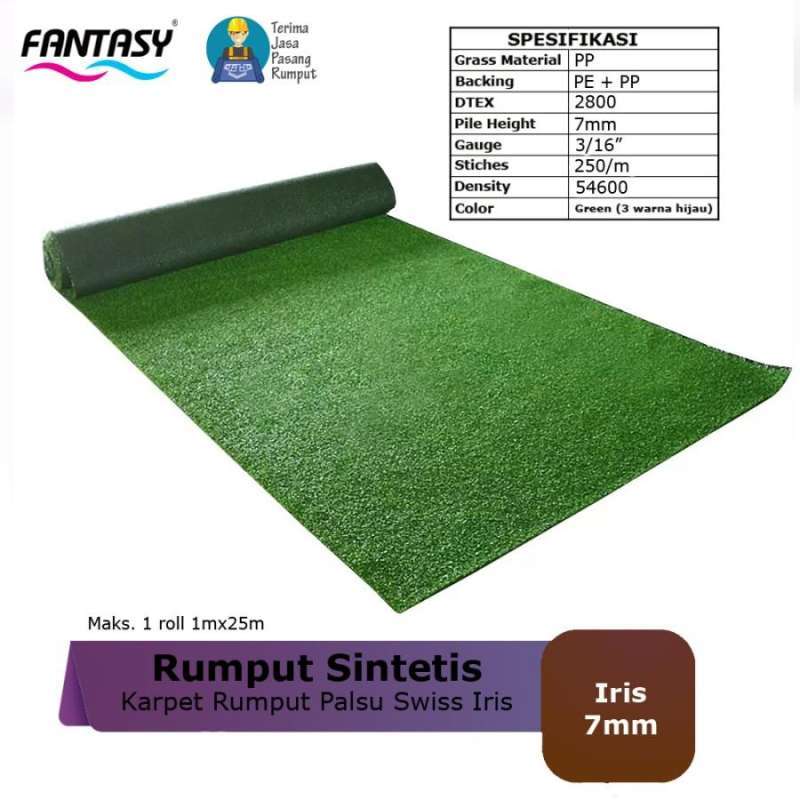 Jual Fantasy Karpet Rumput Palsu 200X100Cm 7Mm- Artificial Grass di ...