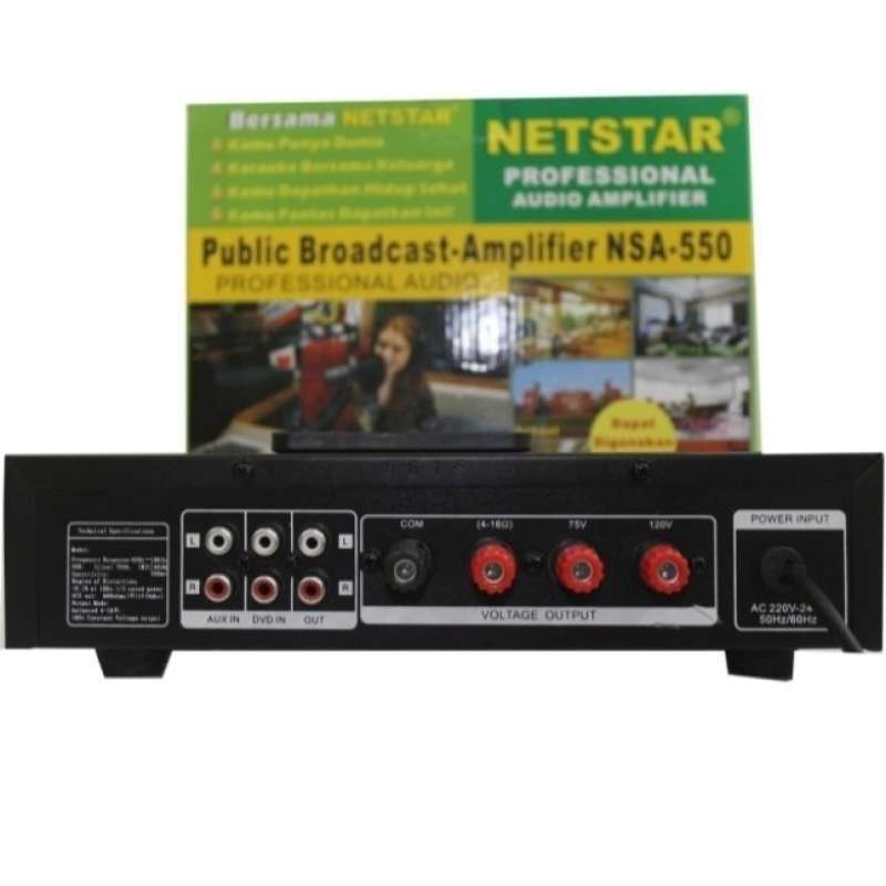Jual Amplifier Nestar Nsa 550 Bisa Untuk Corong Toa Dan Khususnya Untuk Pengeras Speaker Di ...