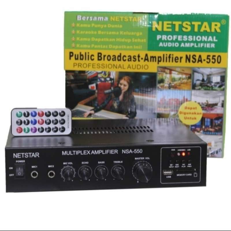 Jual Amplifier Nestar Nsa 550 Bisa Untuk Corong Toa Dan Khususnya Untuk Pengeras Speaker Di ...