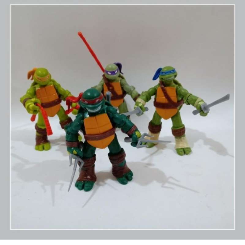 Jual Teen Mutant Ninja Turtle Kura Kura Ninja Figure Set 4 Di Seller ...