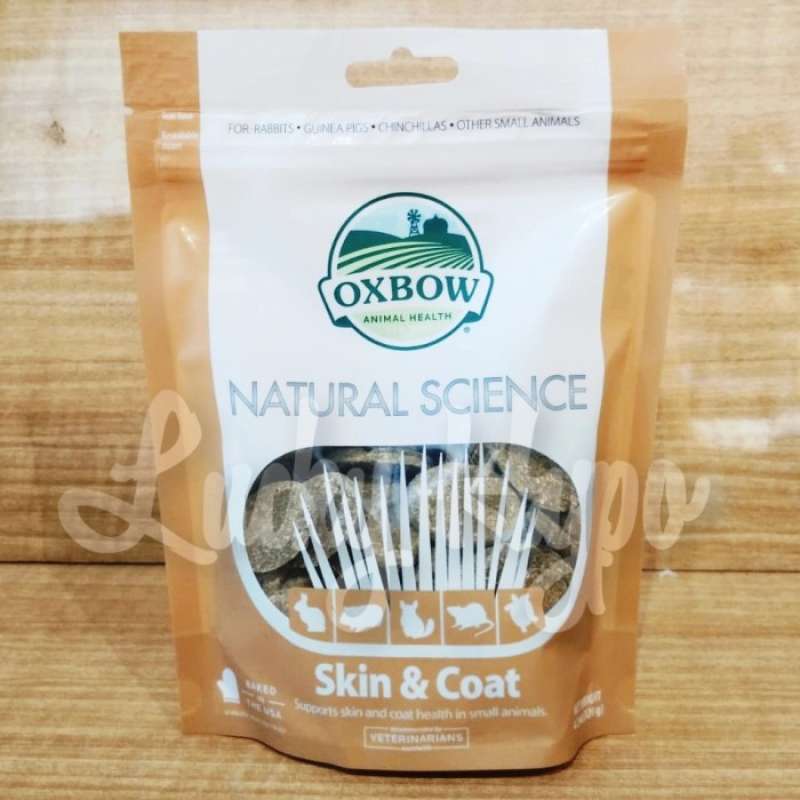 Jual Oxbow Natural Science Skin & Coat 60 Tabs Vitamin Bulu Kelinci ...
