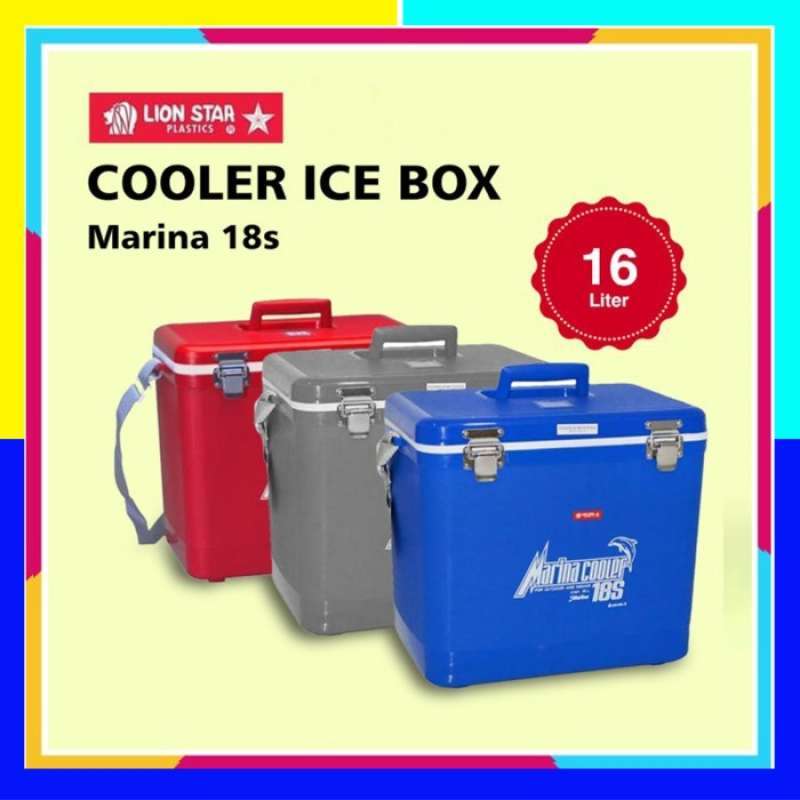 Jual Lion Star Marina Cooler 18S Box Ice Kotak Tempat Es 16 Lt di ...