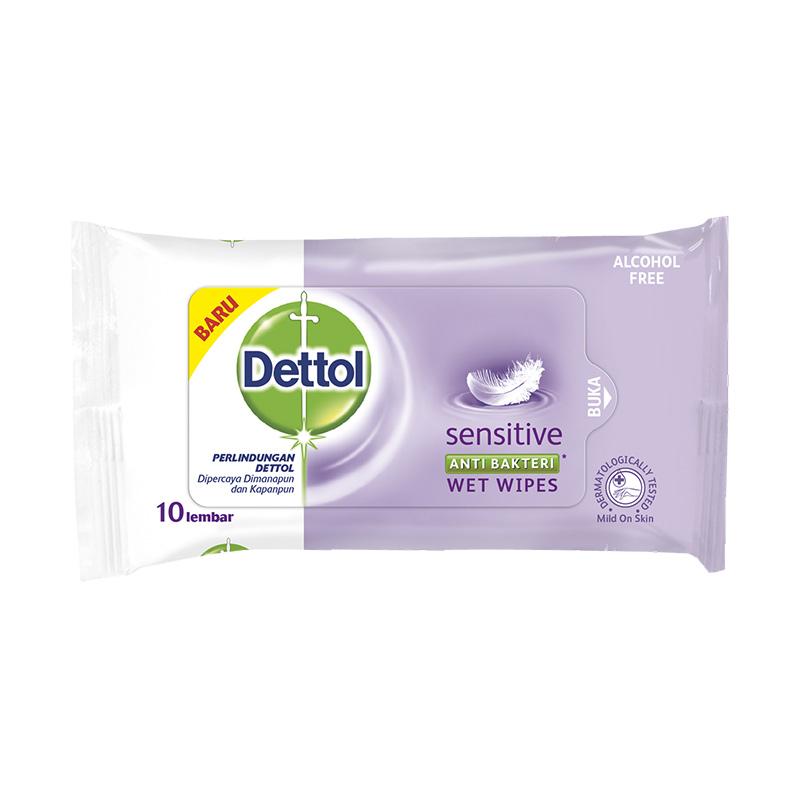 Jual Dettol Wet Wipes Tissue Basah [10 pcs] di Seller Tk. Sinar Asa ...