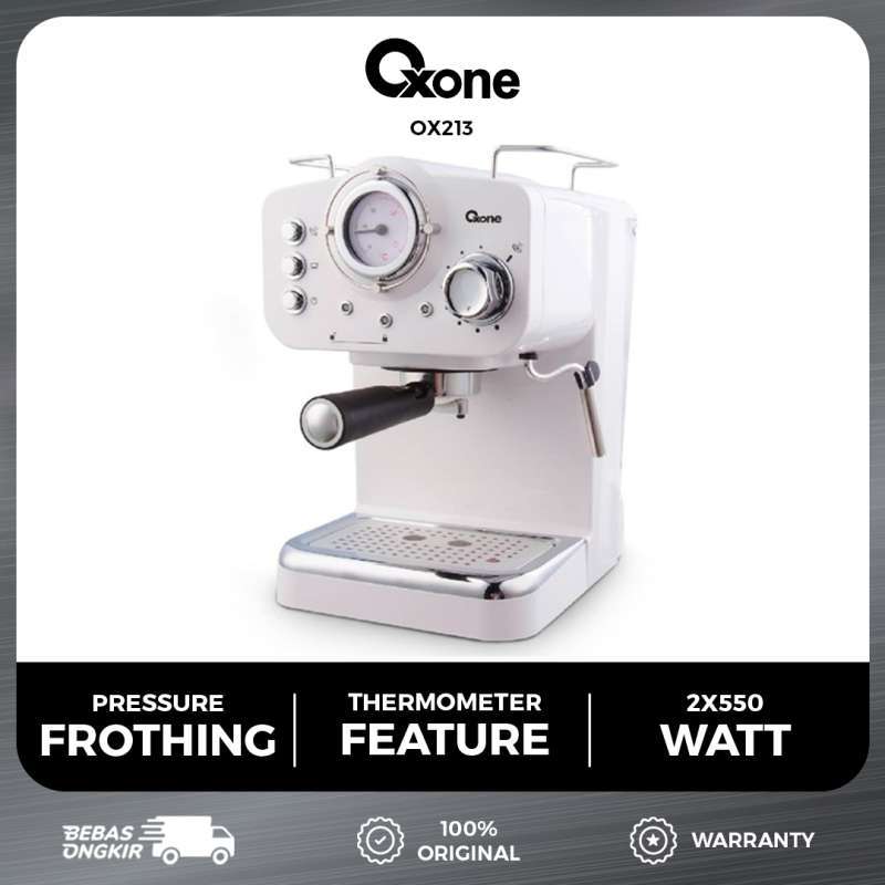 Jual Oxone Ox213 Eco Espresso Machine Mesin Kopi [1100 Watt / Original] Di Seller Oxone ...