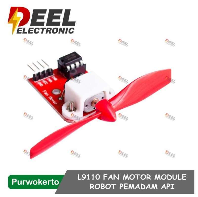 Jual L9110 FAN MOTOR MODULE KIPAS FAN FIRE FIGHTING ROBOT PEMADAM API ...