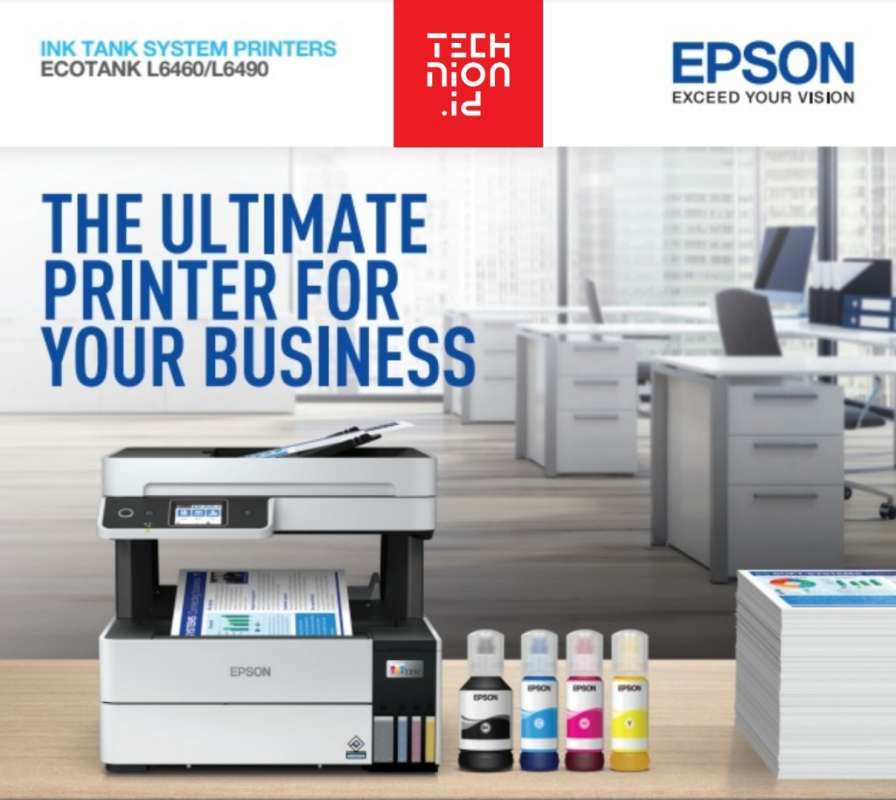 Promo Printer Epson L6460 L 6460 L-6460 All in One F4 ADF WIFI DUPLEX ...