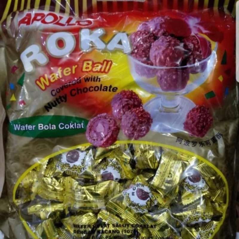 Promo wafer coklat roka apollo 80pcs Diskon 48% di Seller Ryleee Shop ...