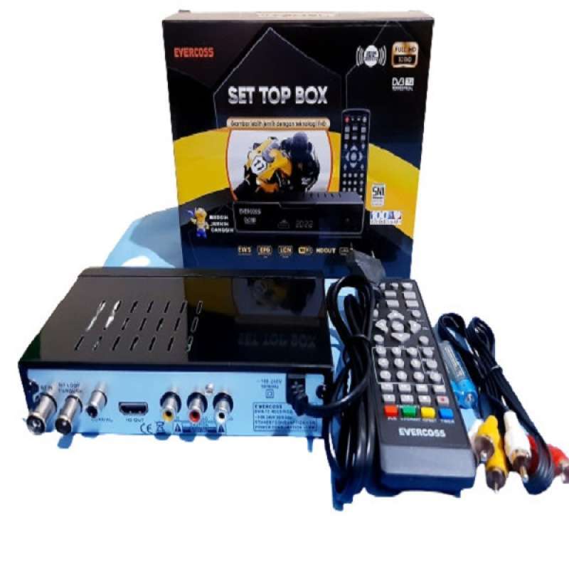 Jual Evercross STB Set Top Box Max Mega Box TV Digital receiver Full HD ...