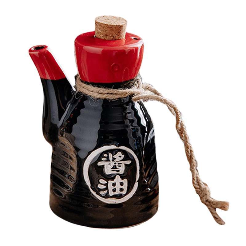 Jual Kitchen Oil Filter Bottle Oil Sauce Pourer Pots Kitchen Supplies ...