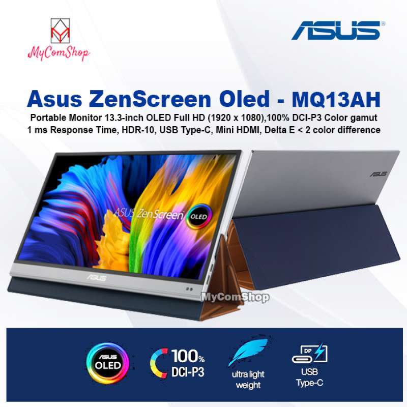 Jual Asus Zenscreen Oled Mq13ah Portable Monitor 13.3-inch Fhd Usb Type ...