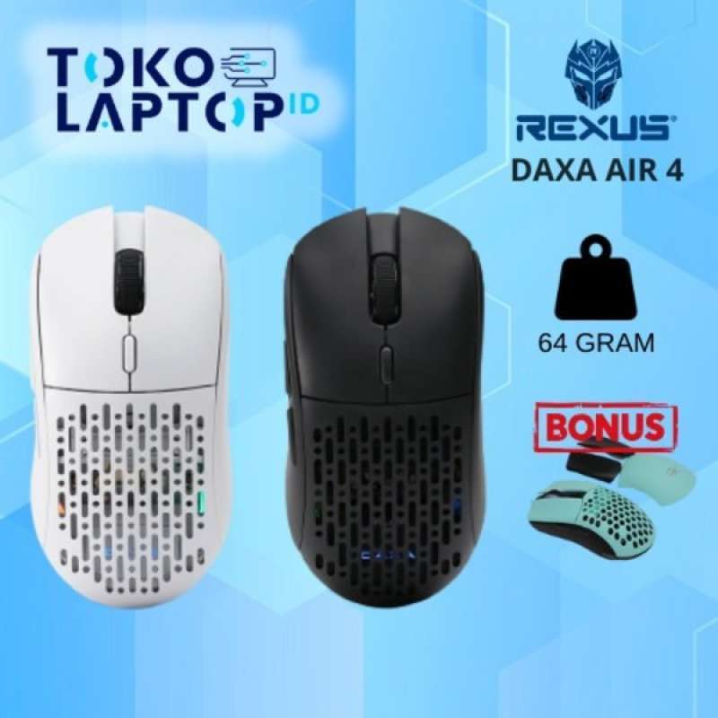 Jual Rexus Daxa Air 4 Pro Wireless Gaming Mouse Garansi Resmi - Case ...