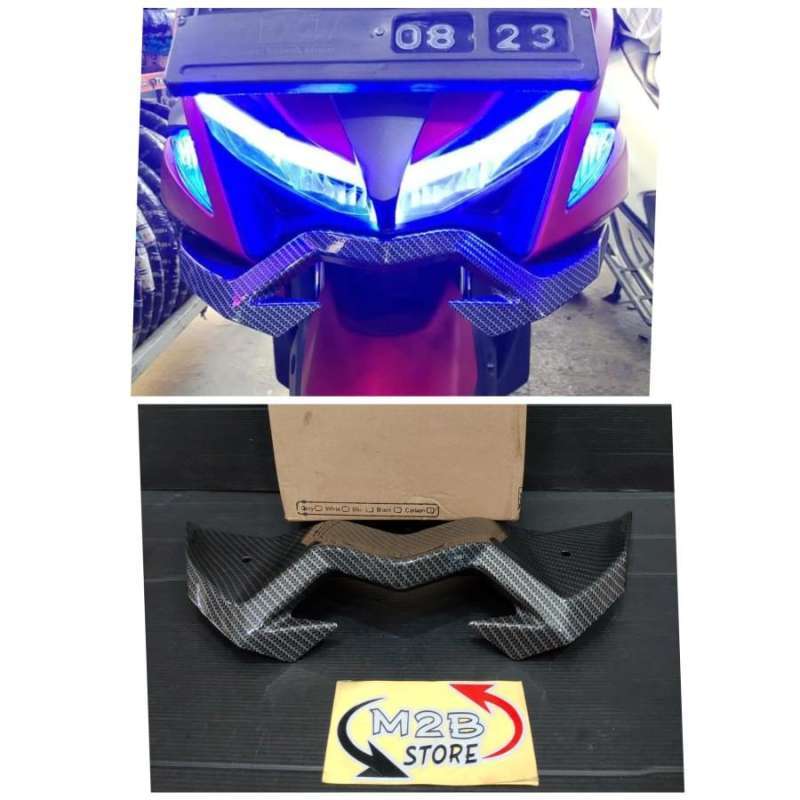 Jual Winglet Wingled Winglate Aerox 155 Karbon Carbon Nemo di Seller ...