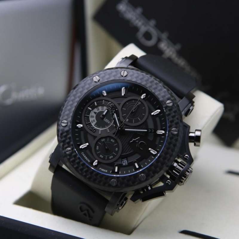 Jual Jam tangan pria Alexandre Christie Original AC 9205 MC CARBON FBL ...