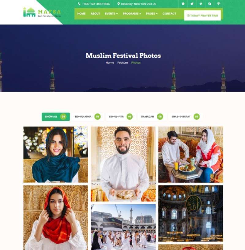 Jual Hafsa - Islamic Center Responsive Bootstrap Html5 Template Di Seller Juragan Bootstrap ...