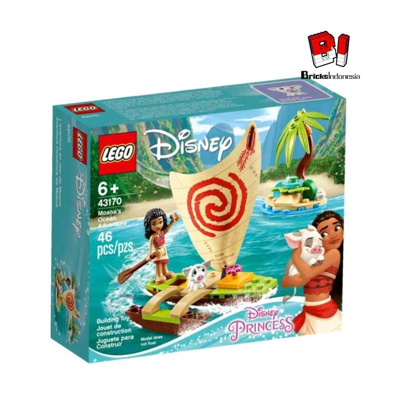 Jual LEGO Disney Princess 43170 Moana's Ocean Adventure Blocks ...