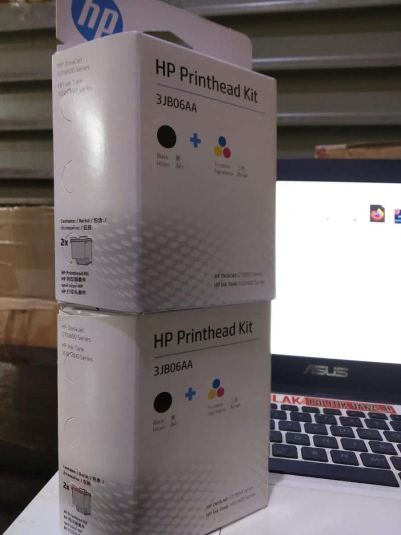 Jual Hp Print Head Kit 3jb06aa Printhead Gt51 Gt52 Combopack Hp 5810 ...