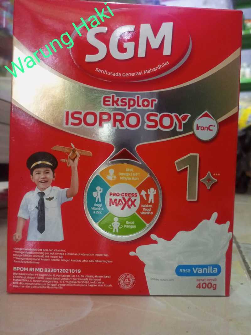 Jual Sgm Eksplor Isopro Soy 1 Vanila 400g Di Seller Warung Haki - Warung Haki - Kab. Bekasi | Blibli