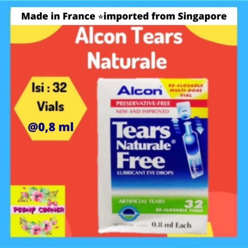 Promo Alcon Tears Naturale Free 32 Vials / Artificial Tears/air Mata ...